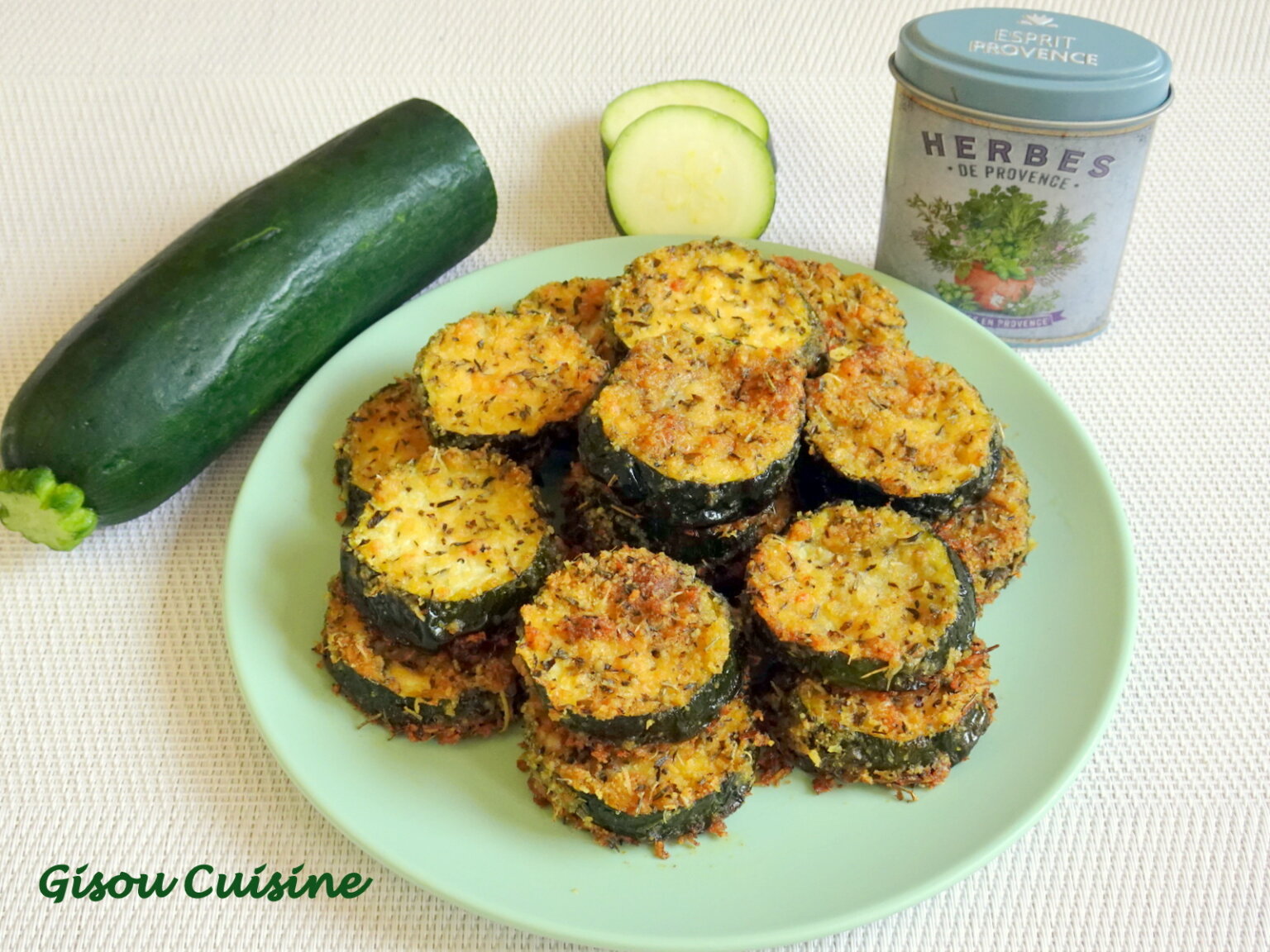 Rondelles de Courgettes panées | Gisou Cuisine